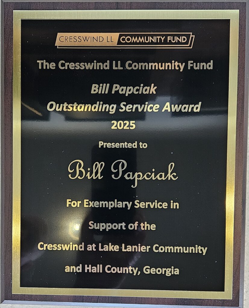 Service Award – Cresswind Community Fund